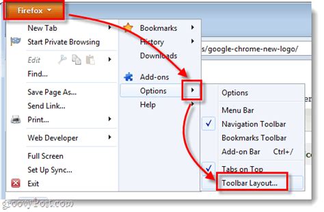 How To Customize The Firefox 4 Toolbar And Interface