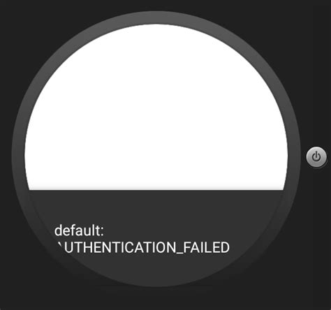 Notifications Snackbar For Circular Android Wear Designs Stack Overflow