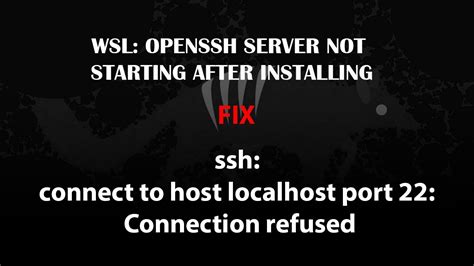 Ubuntu Fix Ssh Connect To Host Localhost Port 22 Connection Refused Youtube