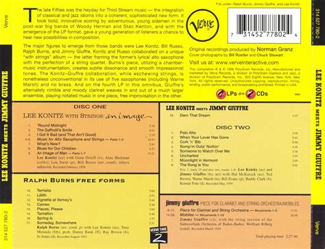 Egroj World Lee Konitz • Lee Konitz Meets Jimmy Giuffre