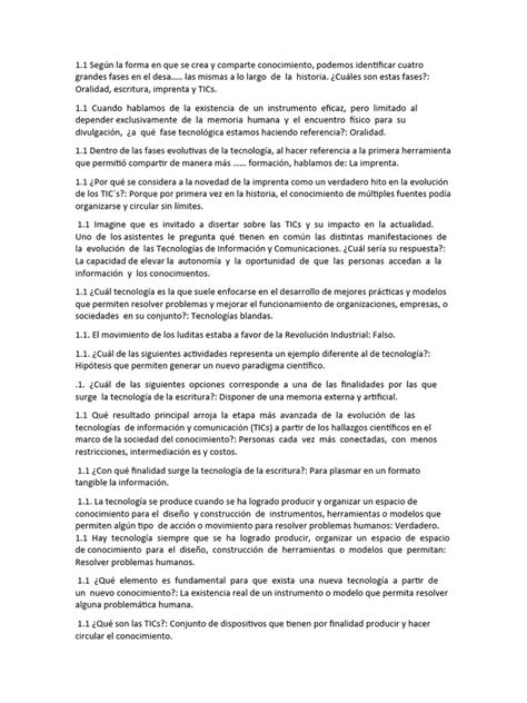 Preguntas Parcial 1 Tecnologia Pdf