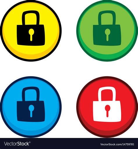 color game asset menu icon button royalty free vector image