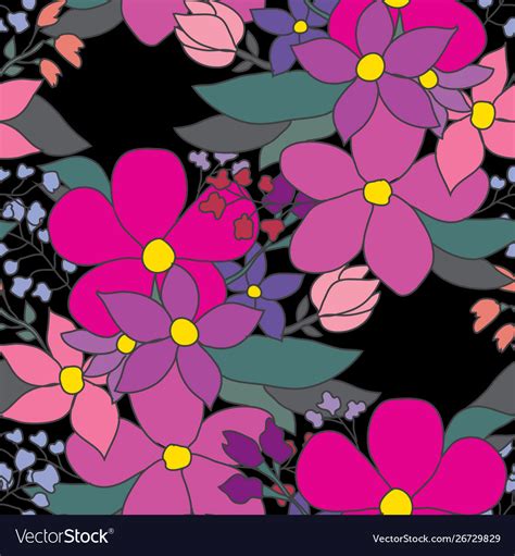 Floral Seamless Pattern Royalty Free Vector Image