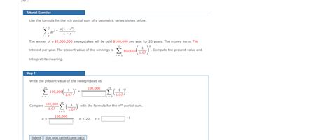 solved parl tutorial exercise use the formula for the nth