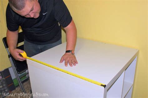 Budget Friendly Diy Crafting Table With Kallax Ikea