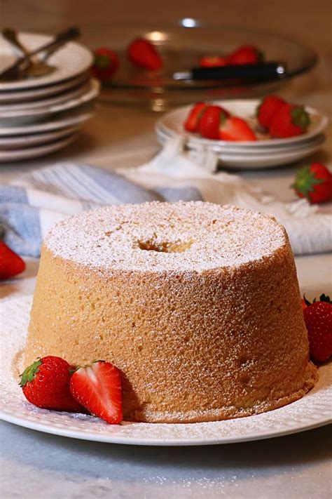 Vanilla Chiffon Cake Recipe Chinese Bakery Sponge Cake Chiffon Cake