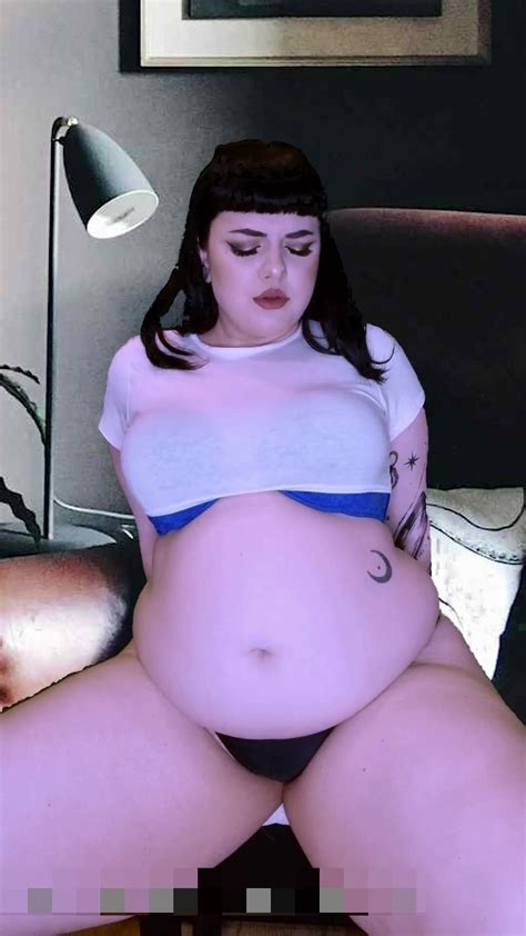 The Purple Ball Girl Is Very Bloated