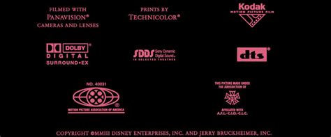Prints By Technicolor Mpaa Credits