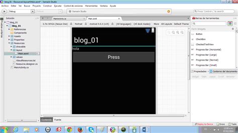Dw Software Tutorial Desarrollo De Aplicación Para Android Con Xamarin