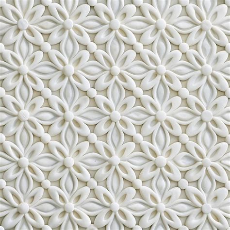 Premium Photo White Pattern