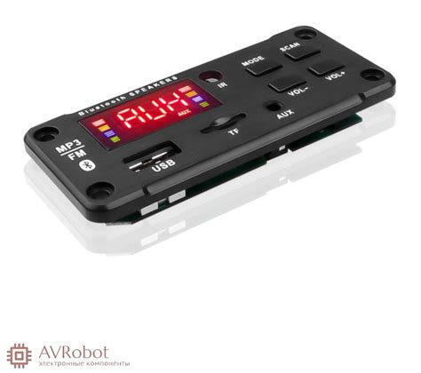 Встраиваемый микро медиацентр Bluetooth 5.0 FM радио MP3 плеер microSD ...