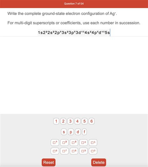 Solved Write The Complete Ground State Electron