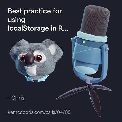 Best Practice For Using Localstorage In React Call Kent Podcast 8
