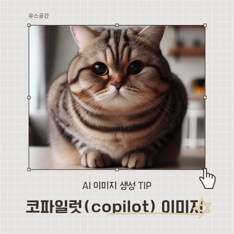 [ai사용법] 코파일럿 Copilot 이미지생성하기 고양이이미지 만들기 네이버 블로그