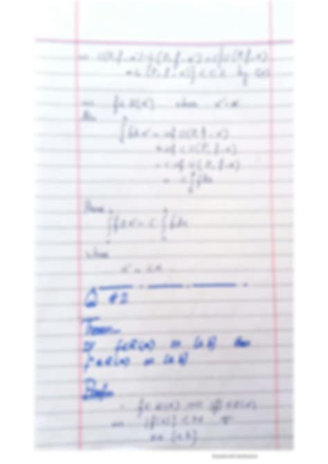 Solution State And Prove Riemann Stieltjes Integral Integration By Parts Function Of Bounded