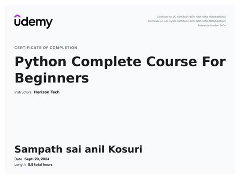 Sampath Sai Anil Kosuri On Linkedin Excited To Have Completed My