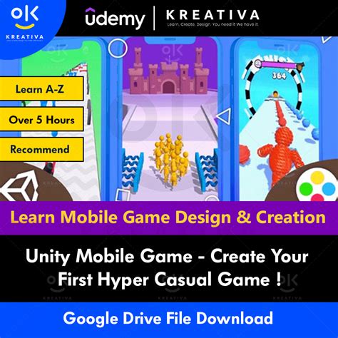 video course unity mobile game create your first hyper casual game