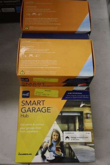 3 Myq Smart Garage Hub Matthews Auctioneers