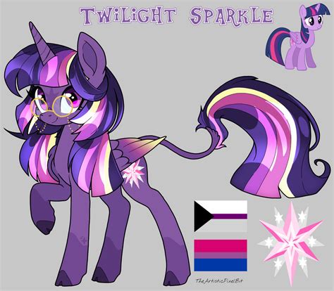 Twilight Sparkle Redesign And Hcs Alicorn By Theartisticpixelbit On