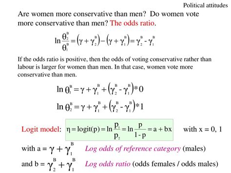 Ppt Logit Model Logistic Regression And Log Linear Model A