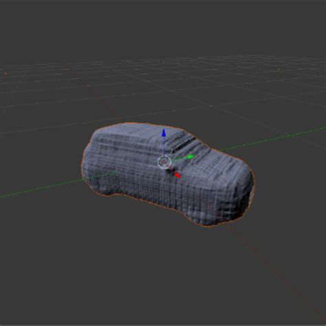 results of the complete reconstruction of the 3d shape of the object on