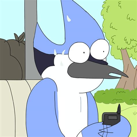 Mordecai After Sending Song Message To Margaret By Jeremenchi On Deviantart