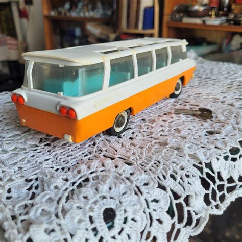 Заводная игрушка «Автобус» — Антиквариат в Пскове