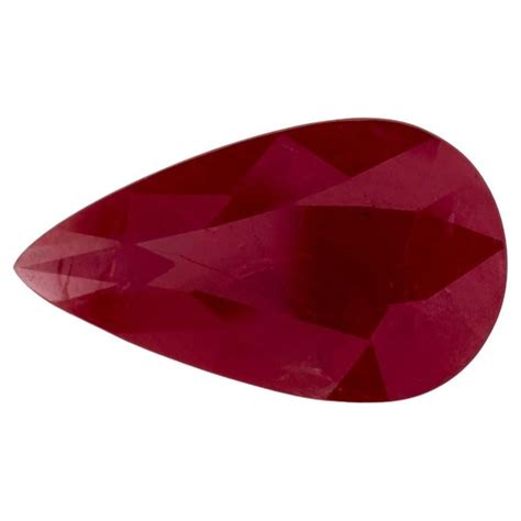 2 20 Ct Ruby Pear Loose Gemstone For Sale At 1stdibs