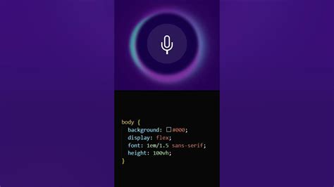 Create A Microphone Animation With Html And Css 🎤🔥 Coding Html