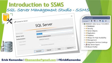 4 SQL Server Management Studio SSMS Introduction YouTube