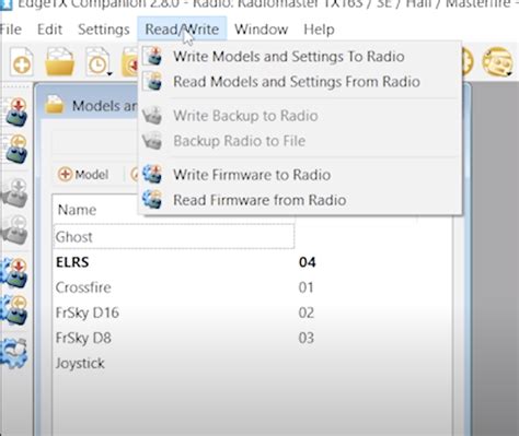 Anleitung Wie Man Von Opentx Zu Edgetx Wechselt
