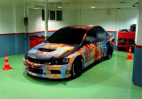 Car wrap design, Mitsubishi lancer evolution, Mitsubishi evolution