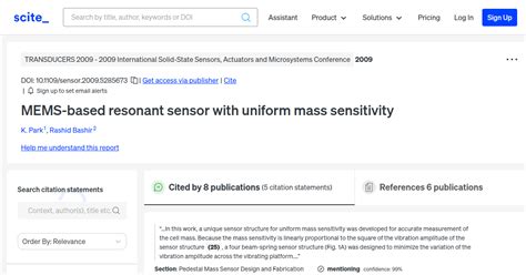Mems Based Resonant Sensor With Uniform Mass Sensitivity Scite Report