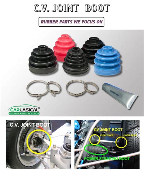 Auto Rubber Parts - Drive Shaft CV Joint Boot 43448-35030