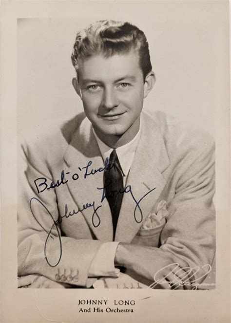 Johnny Long Signed Photo