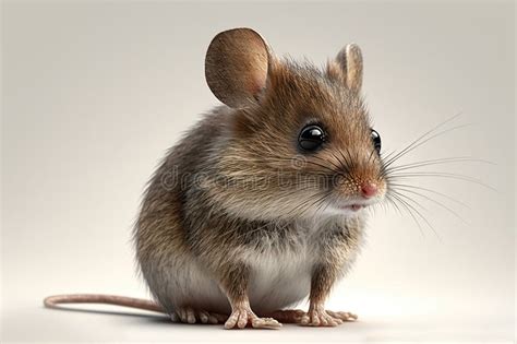 A Little Mouse Acomys Cahirinus Created By Generative Ai Stock Illustration Illustration Of