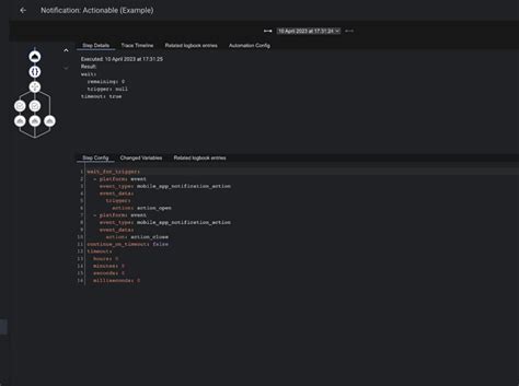 Unable To Setup Actionable Notifications In 1 Automation Specifically