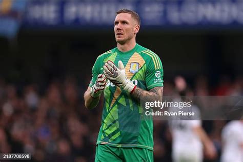 Robin Olsen Of Aston Villa Looks On During The Premier League Match