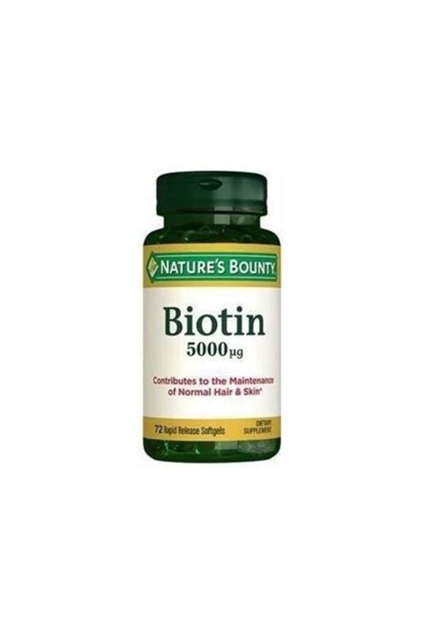 Natures Bounty Nature´s Bounty Biotin 5000 Mcg Fiyatı, Yorumları - Trendyol