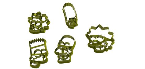 Stl File The Simpsons Cookie Cutter 🍪・3d Print Design To Download・cults
