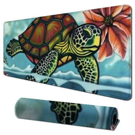 Hawaiian Prints Office Gaming Mouse Pad And Precision Edge Locking