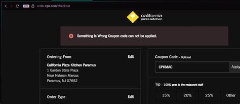 California Pizza Kitchen Promo Code June 2026 50 Off Hotdeals