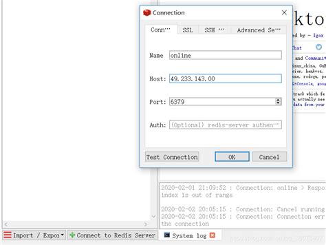 使用docker 安装redis 并通过 Redis Desktop Manager 连接thost