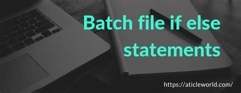 Batch File For Loop Aticleworld