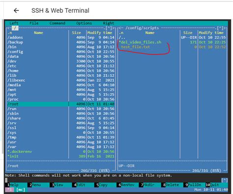 Getting Bash Script To Work With Shell Command Configuration Home