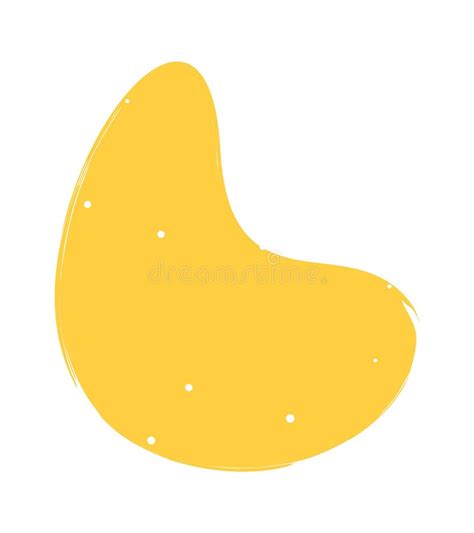 Abstract Liquid Blotch Simple Form Stock Vector Illustration Of