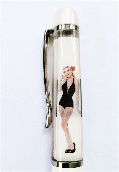 Naked Lady Floating Blue Pen Ebay