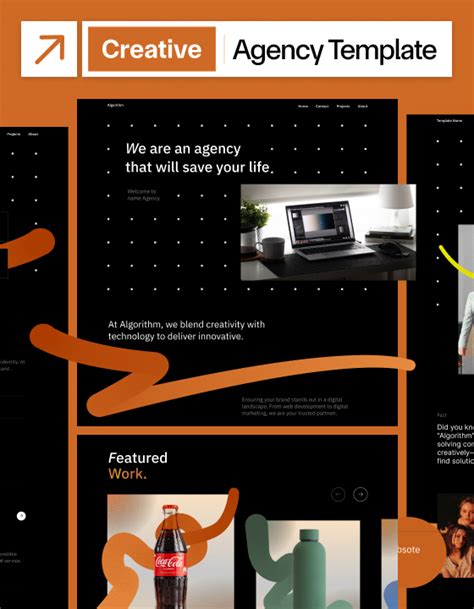 Algorithm Website Page Template For Webflow