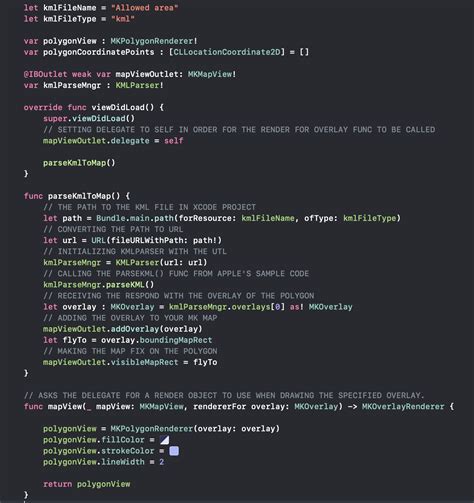 Ios Work With Kml Files Swift Application Stack Overflow