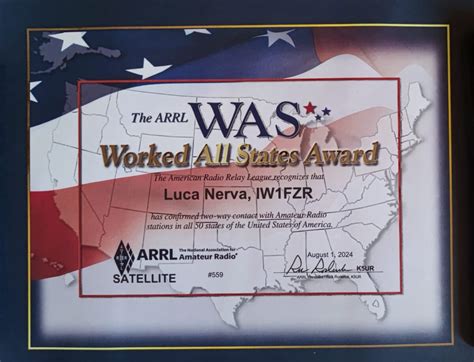 Was Satellite All Confirmed Iw1fzr W1fzr